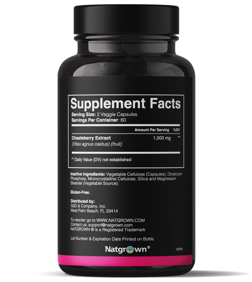 Chasteberry supplement for fertility