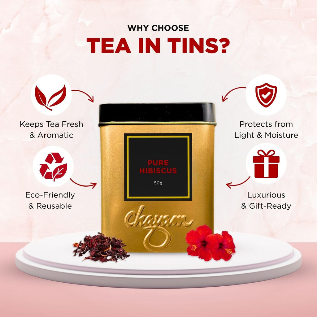 CHAYAM hibiscus tea for iced drinks