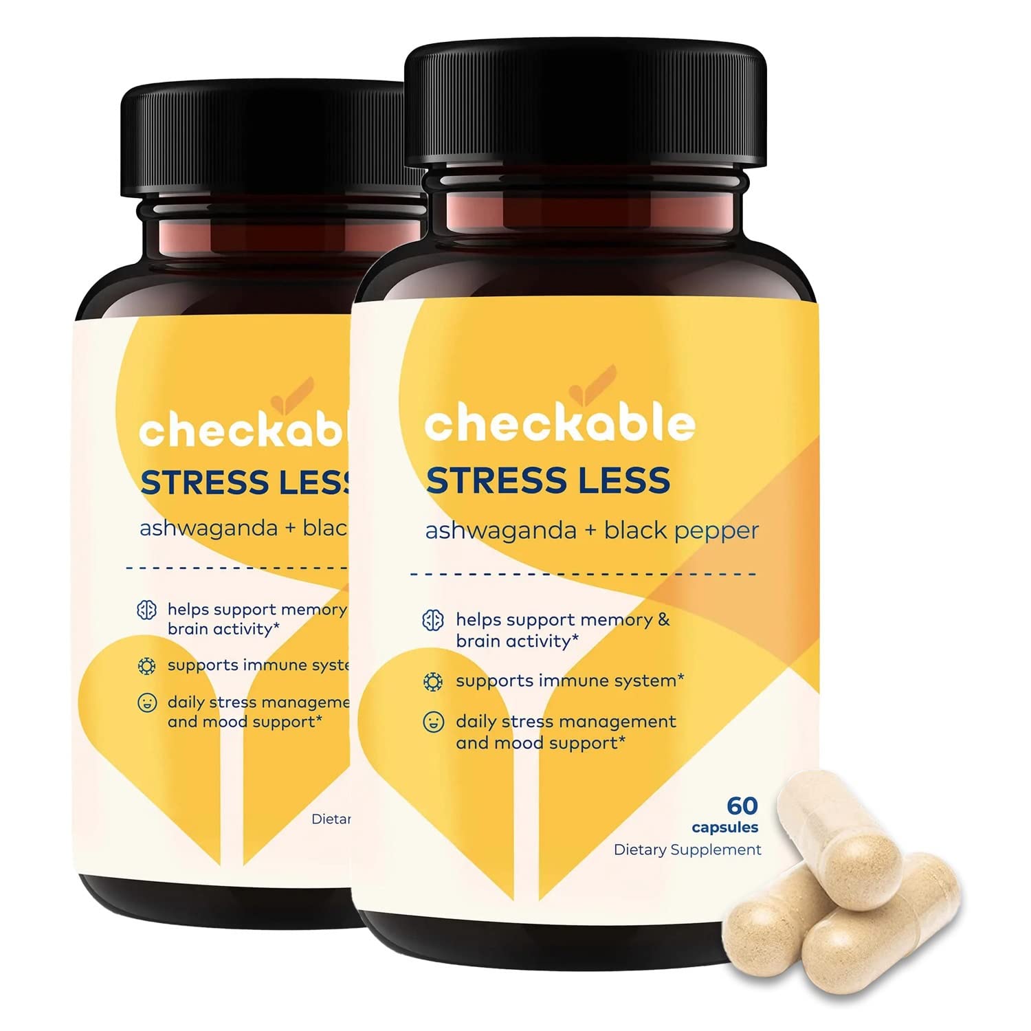 Checkable Ashwagandha supplements for stress relief