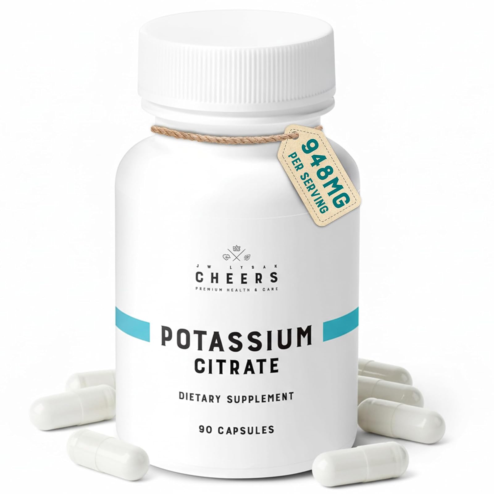 Cheers potassium citrate vegan capsules