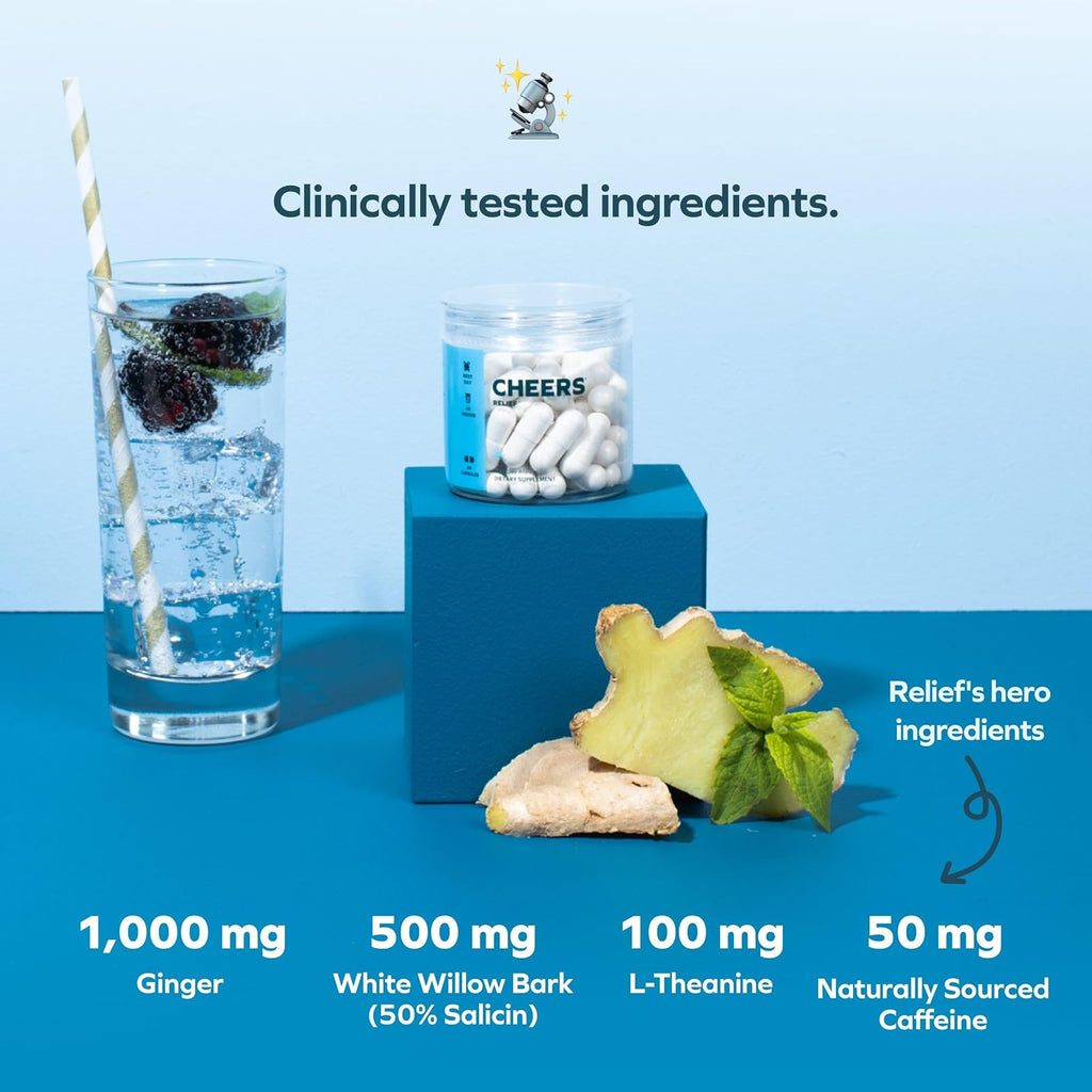 Cheers Relief multivitamins for hangover relief