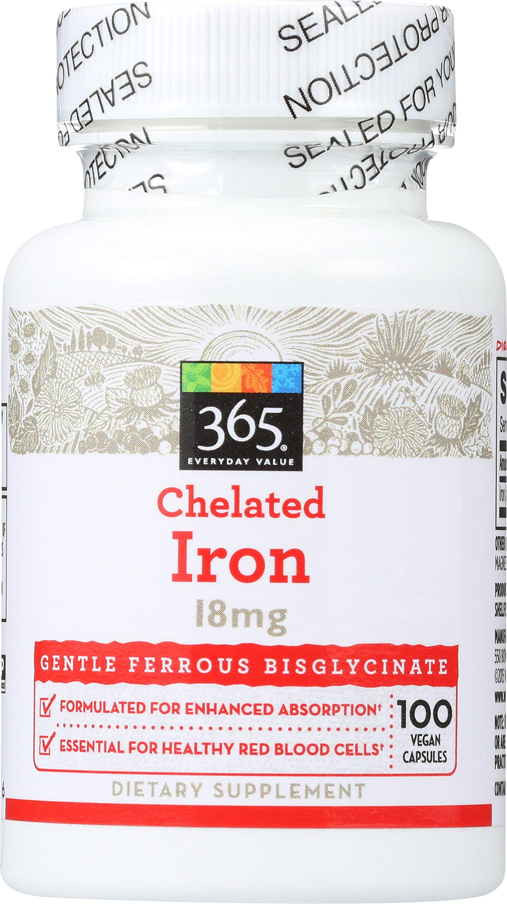 chelated iron supplement for energy