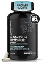 Chelated magnesium glycinate capsules