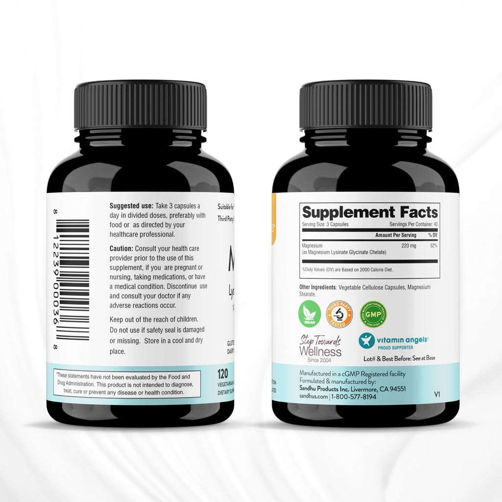 chelated magnesium supplement for muscle relaxation
