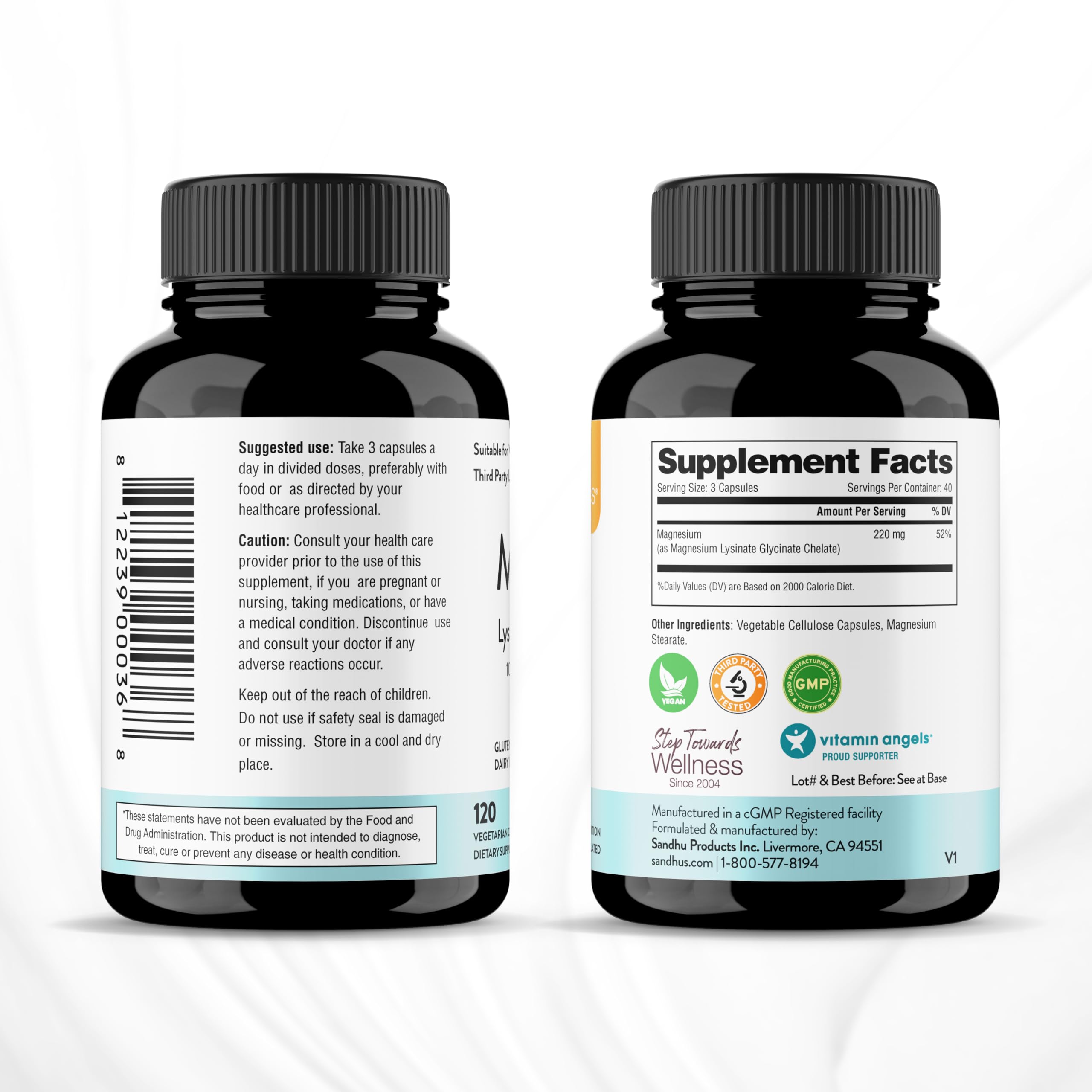 chelated magnesium supplement for muscle relaxation