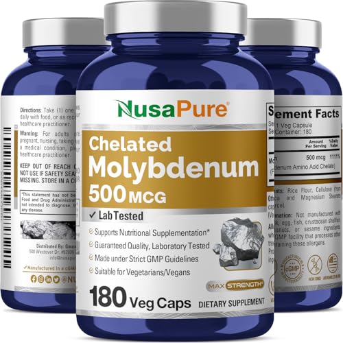 Chelated Molybdenum for detoxification