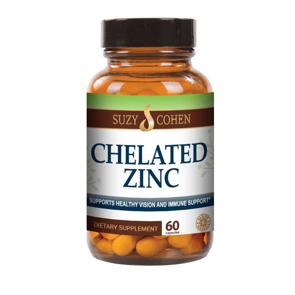 Chelated zinc capsules for immunity