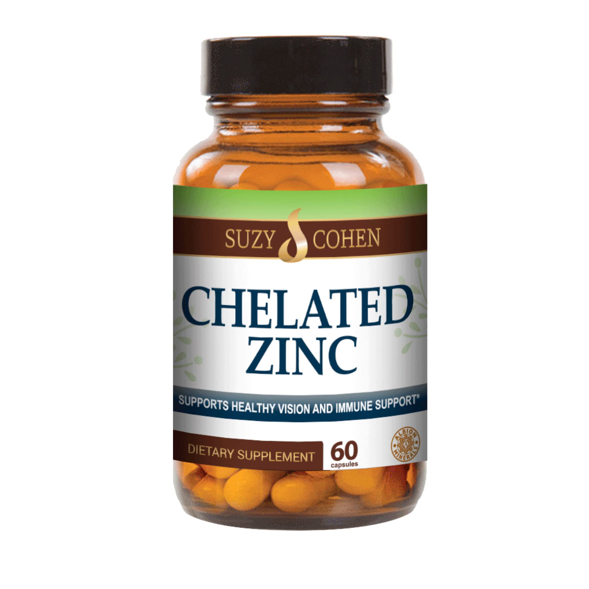 Chelated zinc capsules for immunity