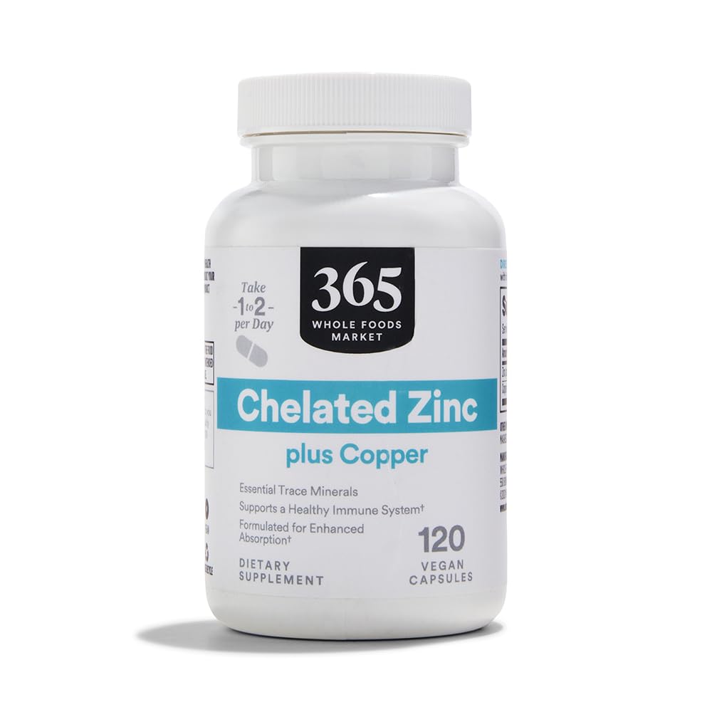 chelated zinc plus copper tablets