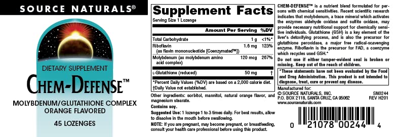 Chem-Defense for enhanced immune support
