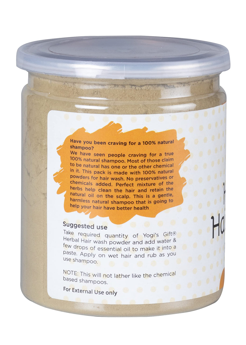 chemical-free hair wash solution