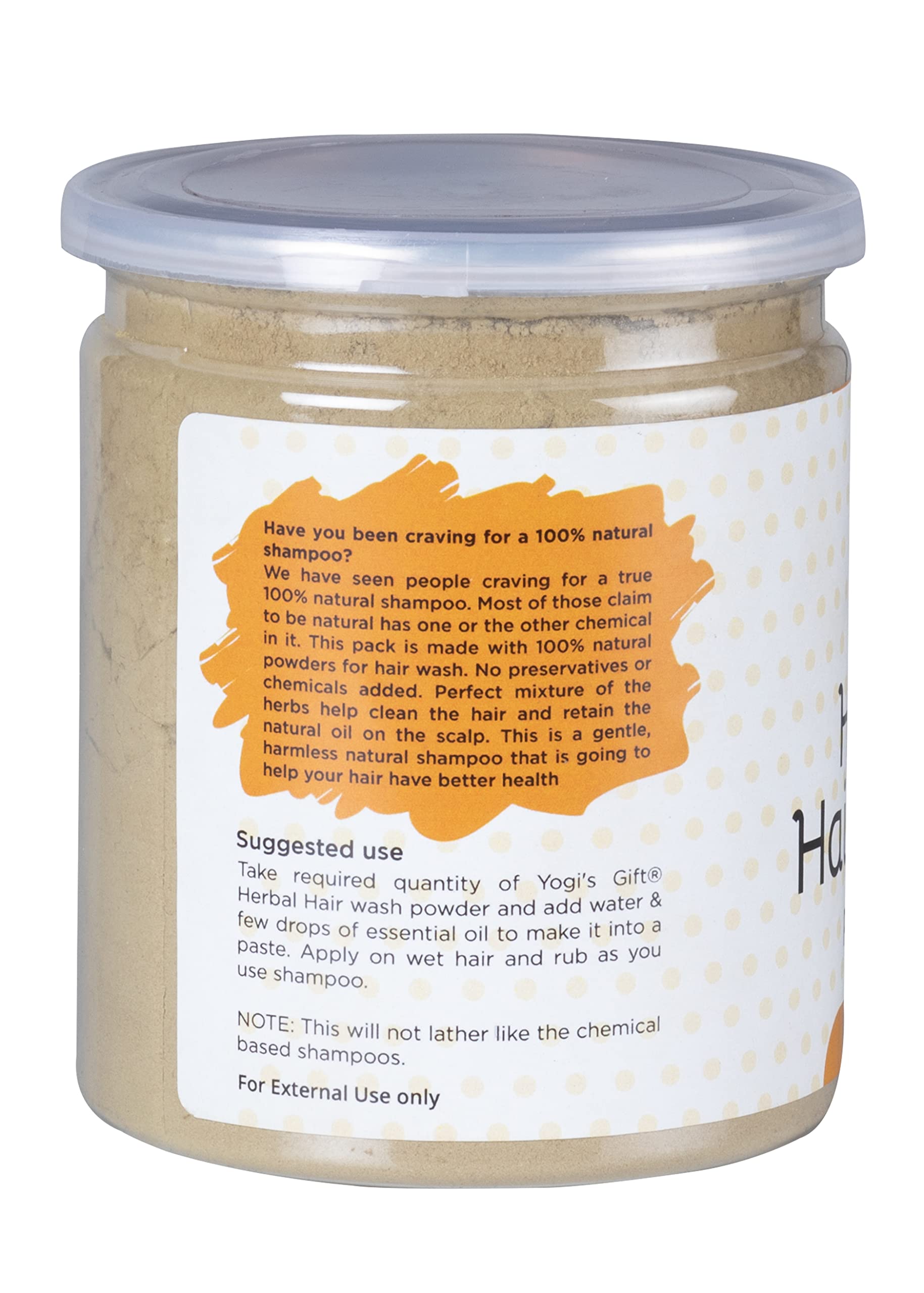 chemical-free hair wash solution