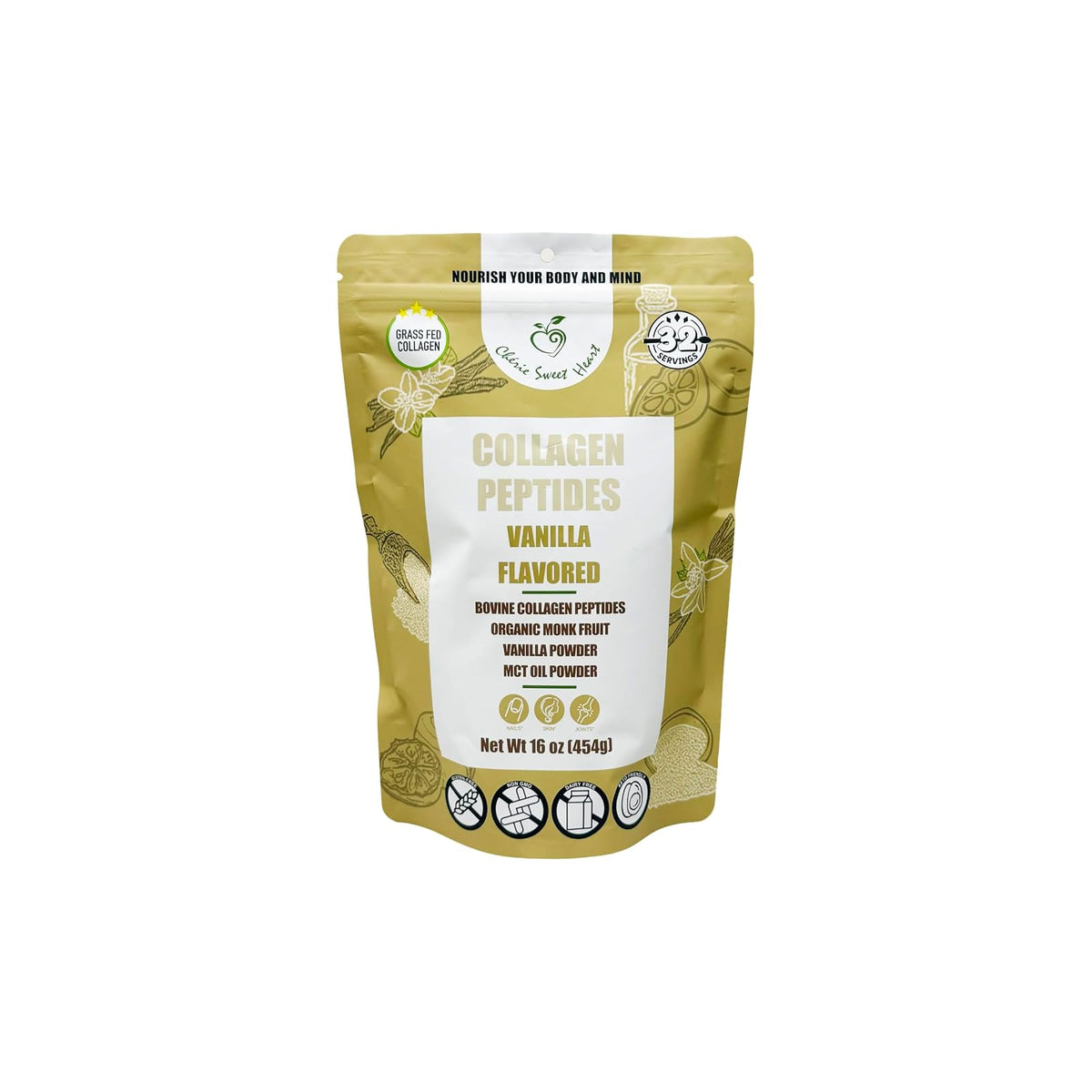 Cherie Sweet Heart collagen peptide powder