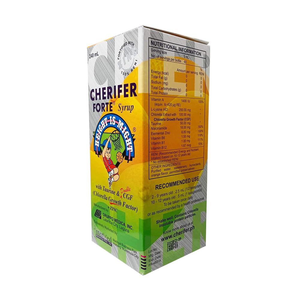 Cherifer syrup with taurine for vitality