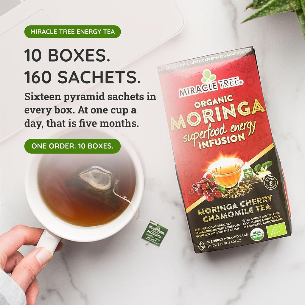 cherry chamomile herbal tea bags