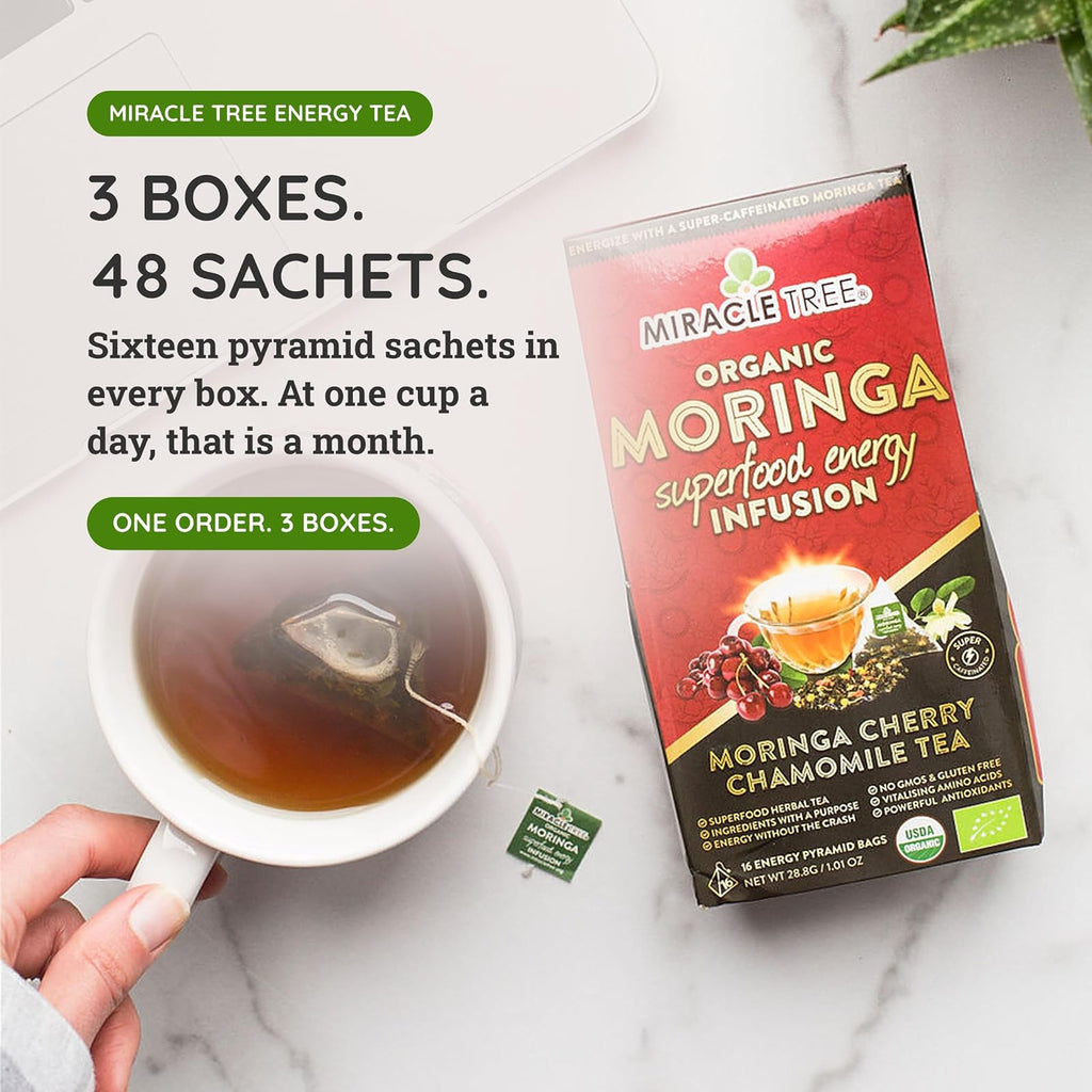 Cherry chamomile herbal tea blend
