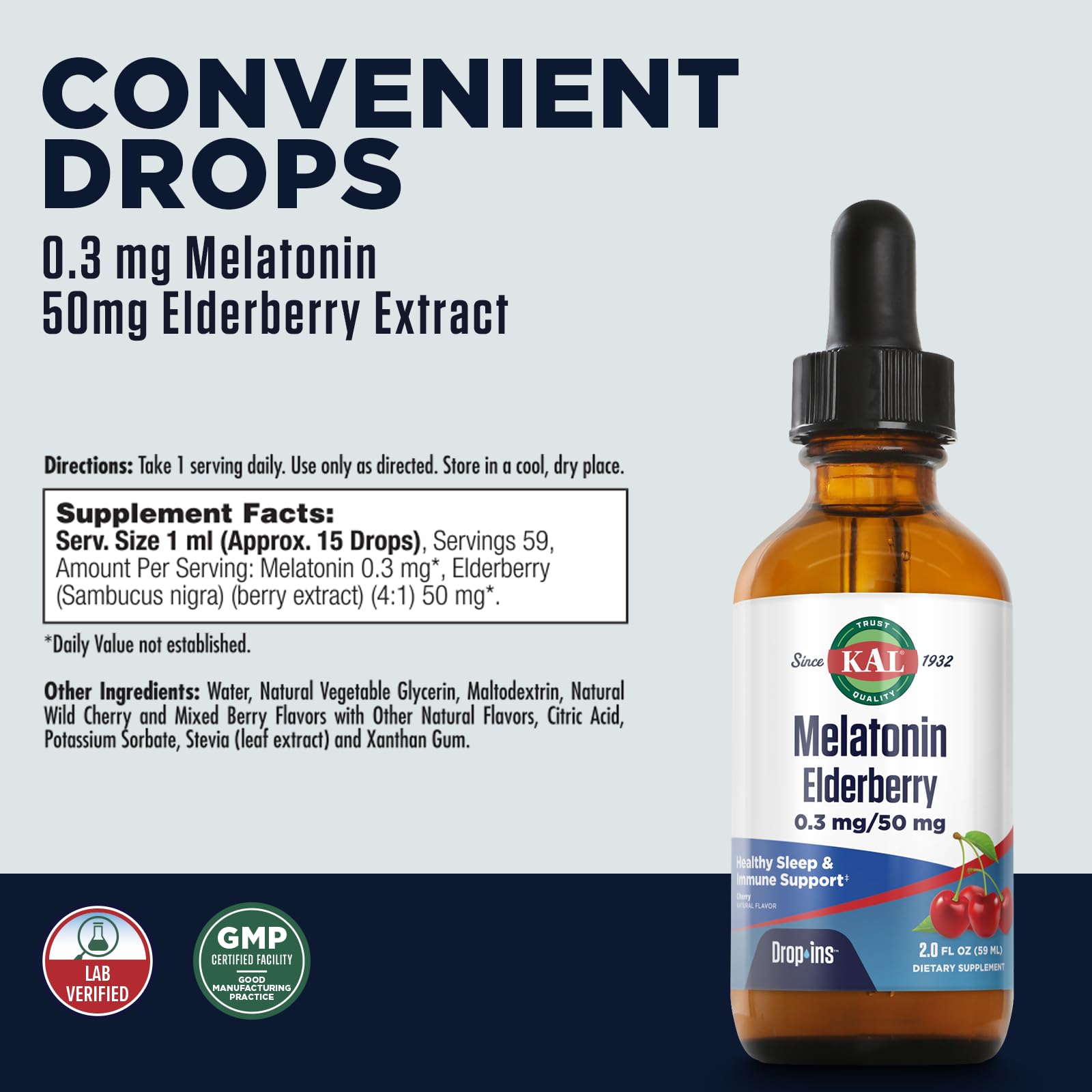 cherry elderberry sleep support formula