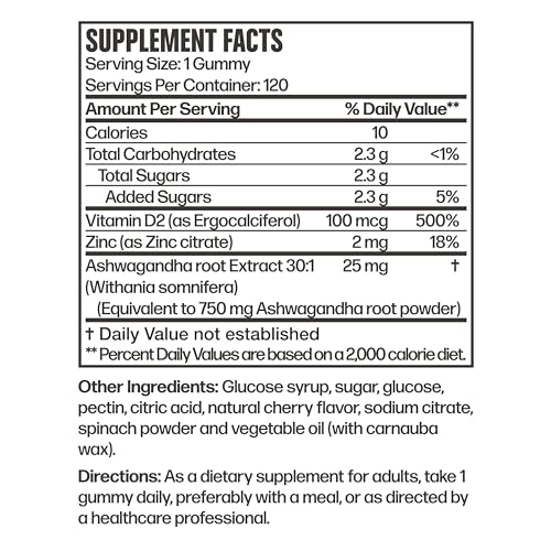 Cherry flavored gummies for holistic health
