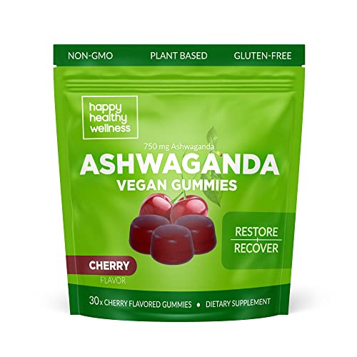 Cherry flavour ashwagandha gummies for sleep support