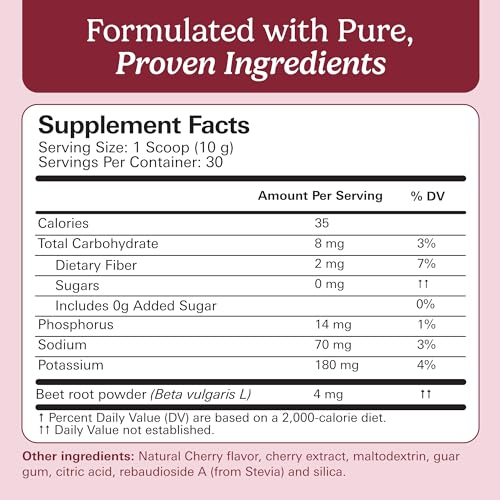 cherry flavour blended vitamin drink