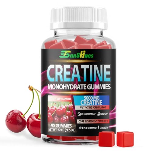 cherry flavour creatine gummies