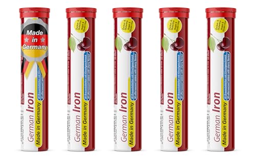 cherry flavour effervescent iron tablets