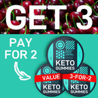 Cherry flavour keto multivitamins