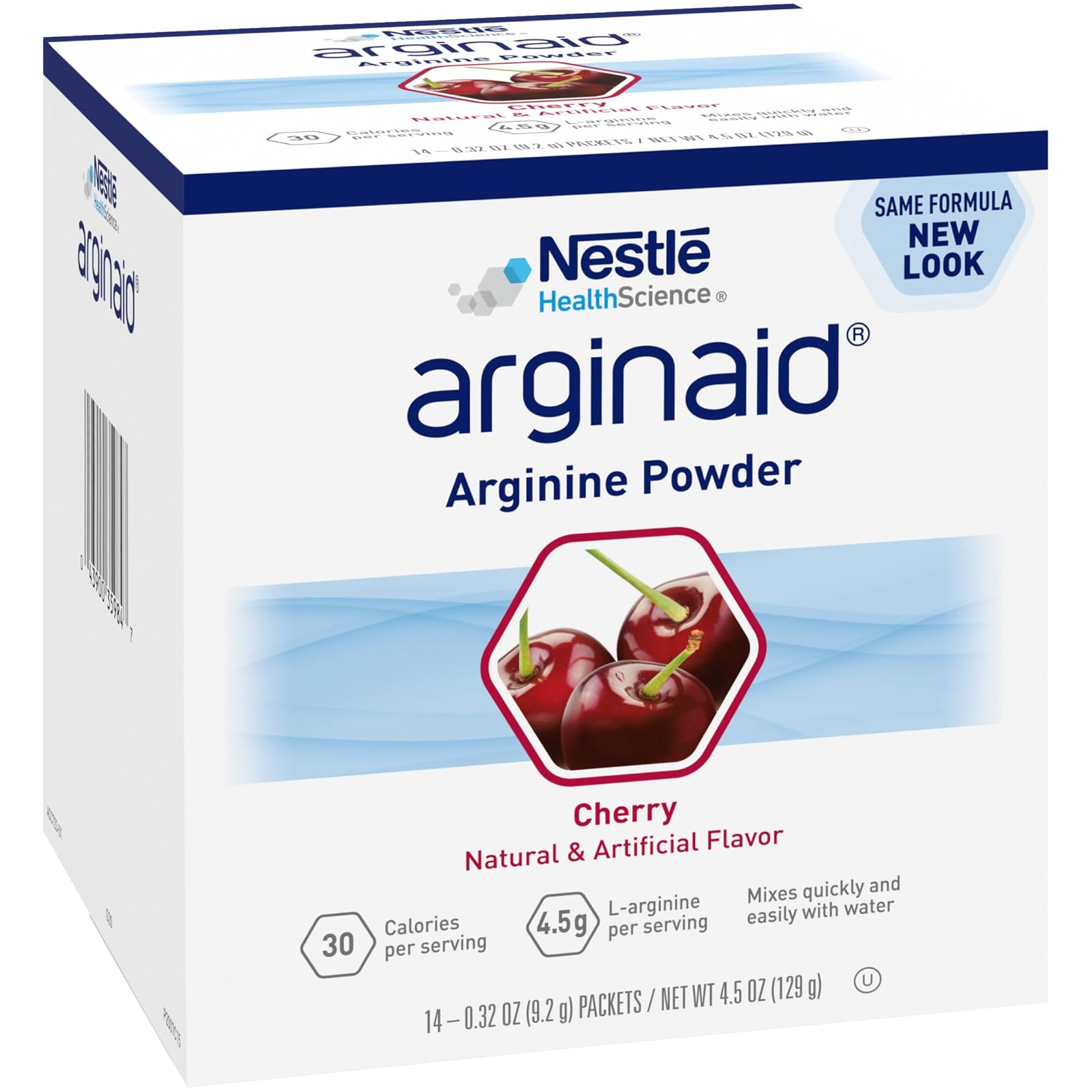 cherry flavour l-arginine supplement packs