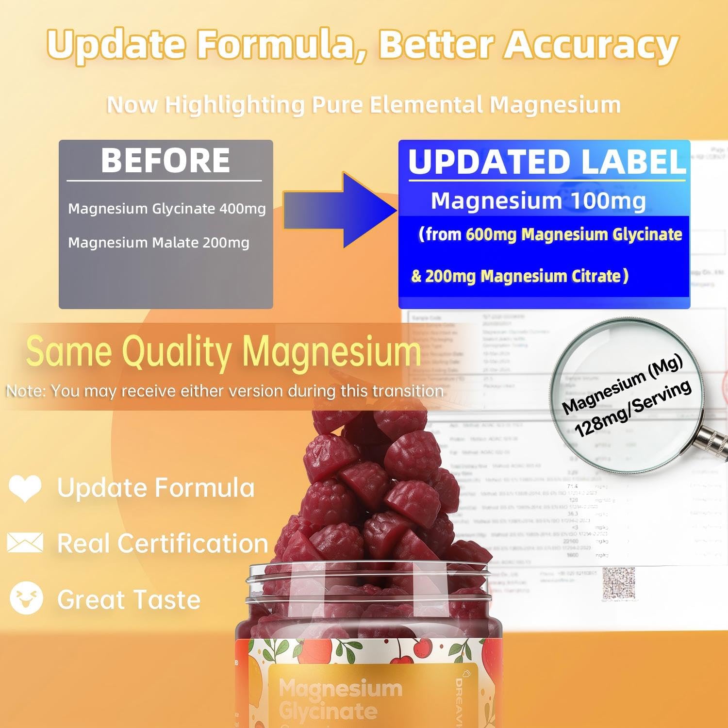 cherry flavour magnesium supplement