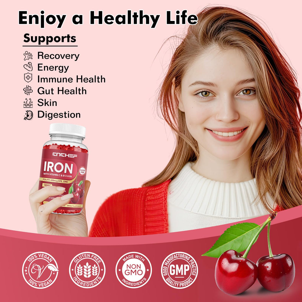 Cherry flavour multivitamins for daily health