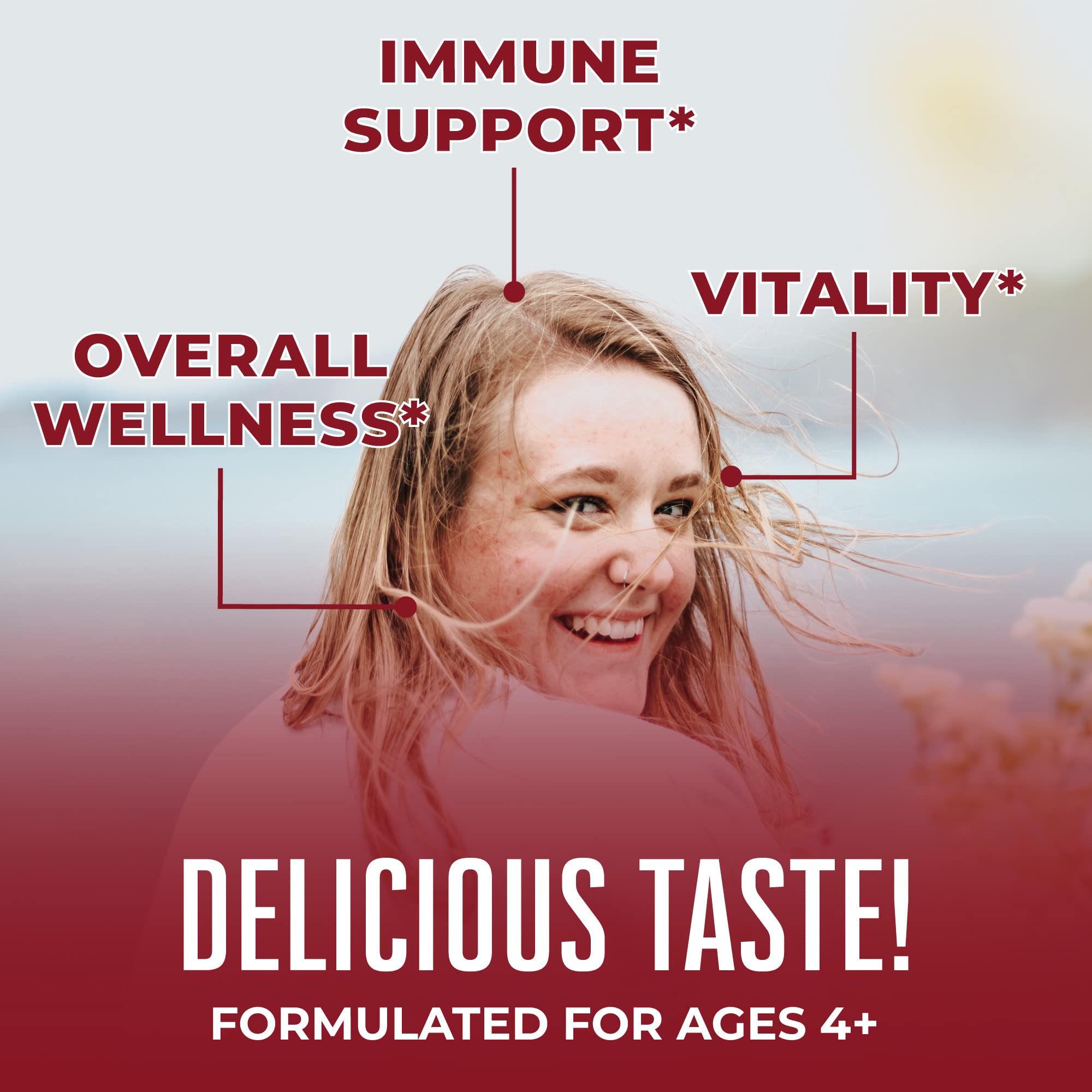 Cherry flavoured elderberry immune support