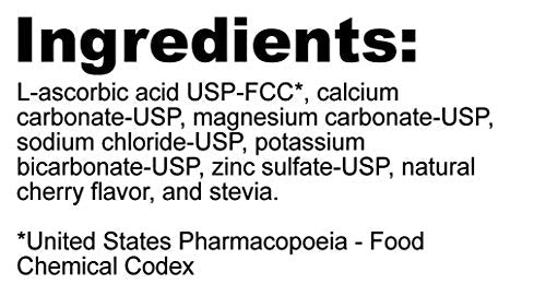 Cherry flavoured electrolyte vitamin powder
