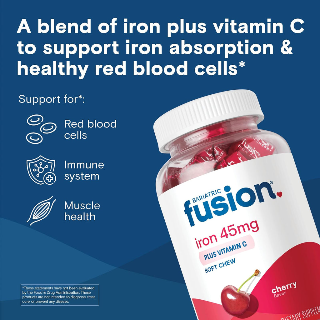 Cherry flavoured iron supplement