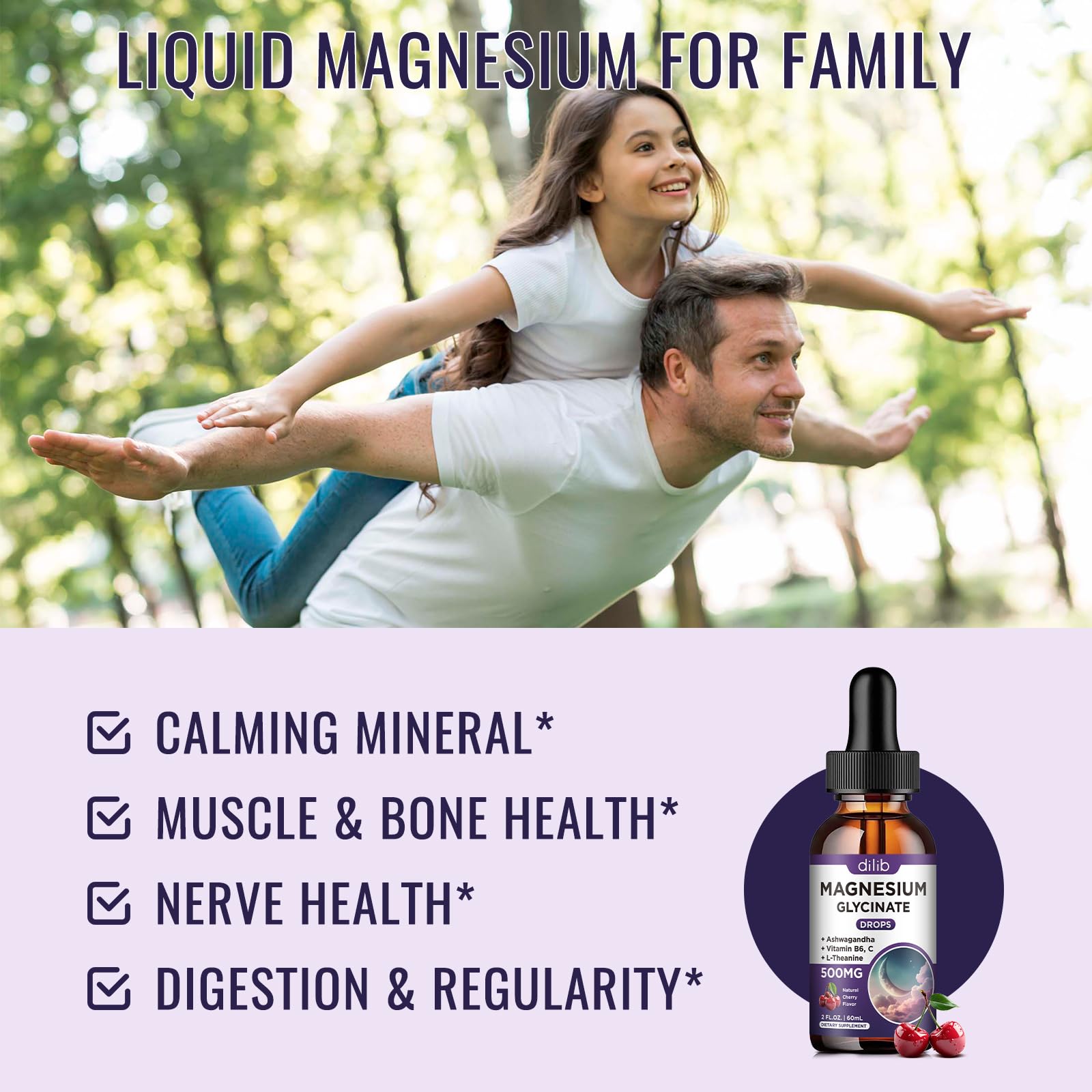 cherry flavoured magnesium drops