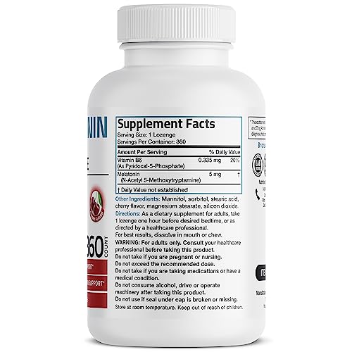 cherry flavoured melatonin lozenges