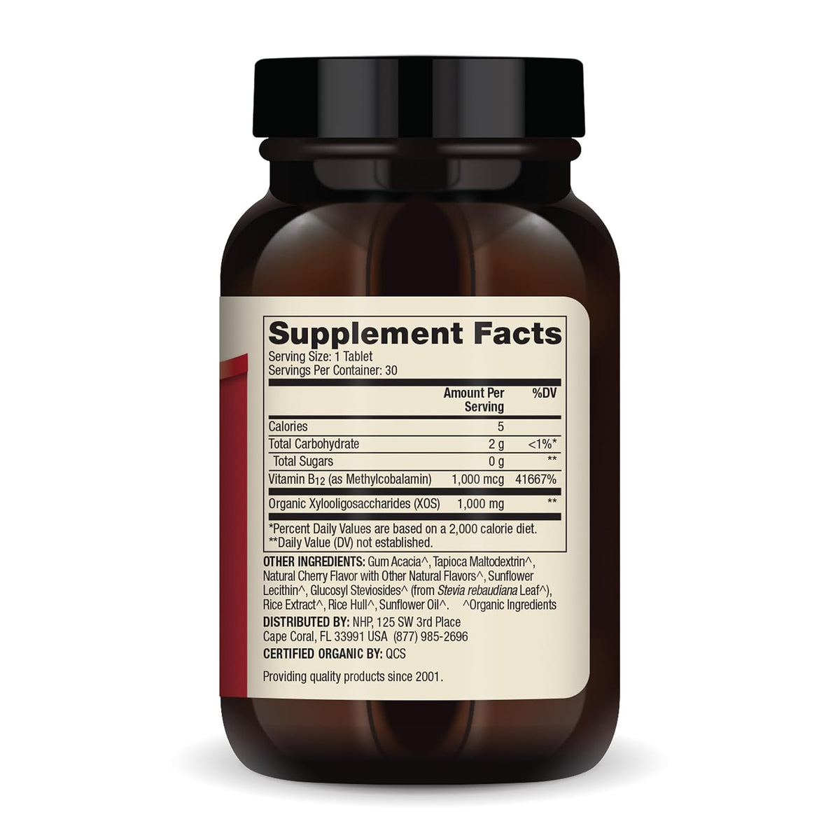 cherry flavoured vitamin b12 supplement
