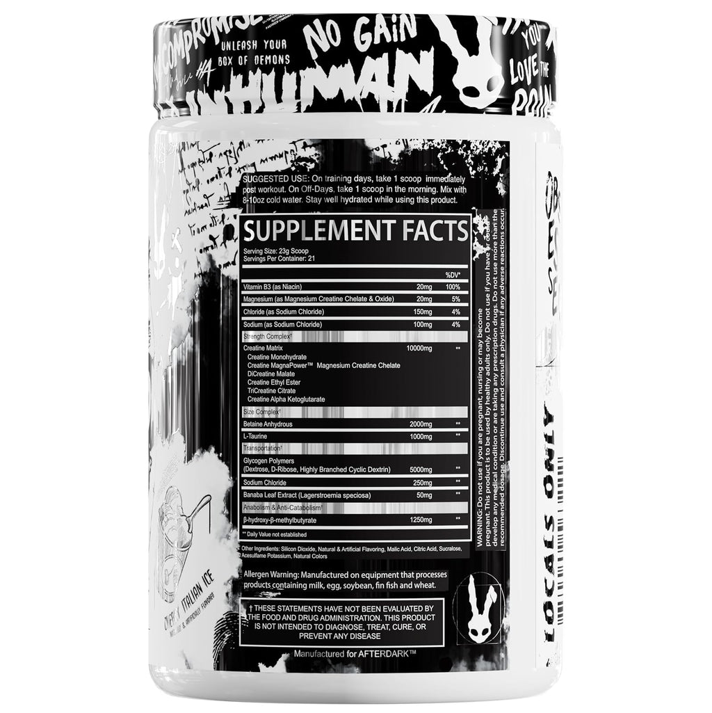 Cherry Italian Ice creatine supplement benefits