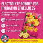 Cherry lemonade electrolyte drink mix