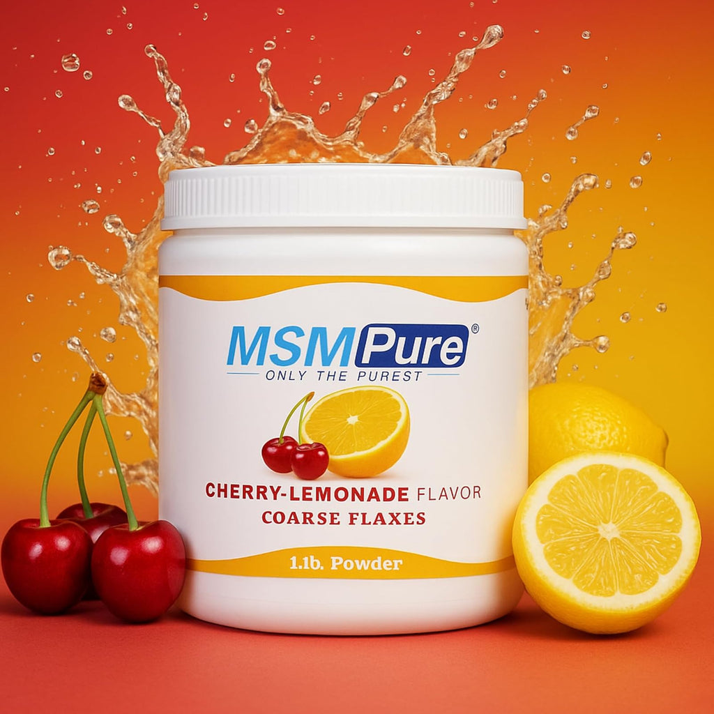 Cherry lemonade flavoured msm supplement