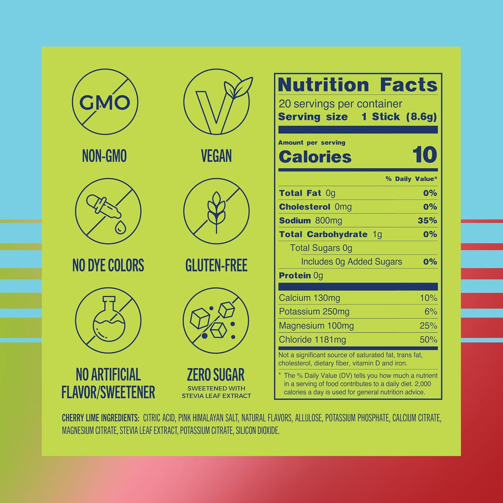 cherry lime electrolyte drink mix