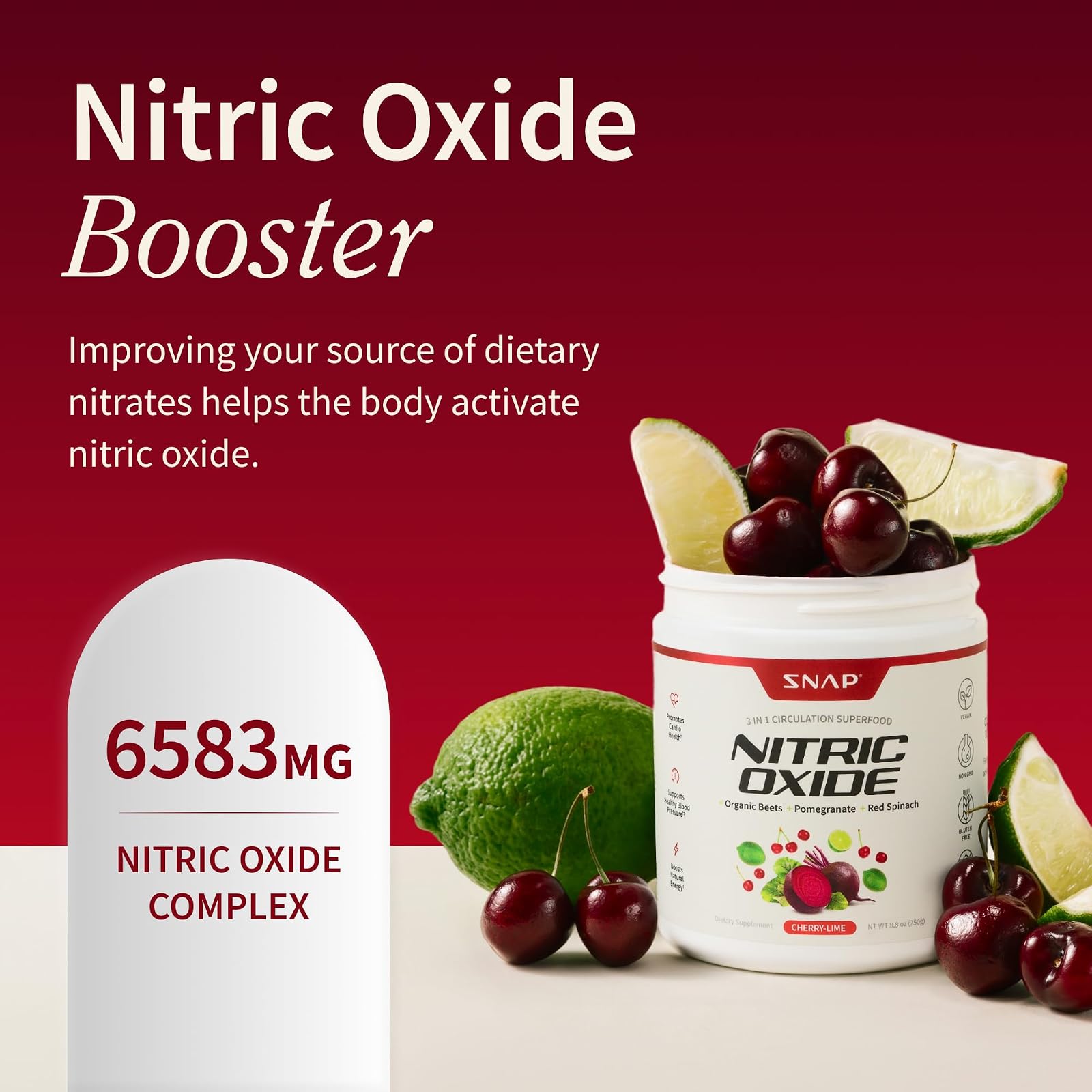 cherry lime flavoured beet root powder