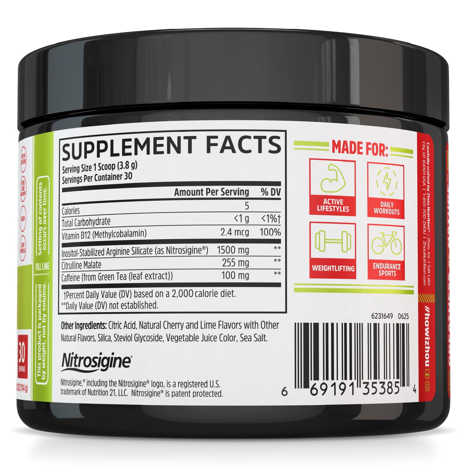 Cherry Limeade amino acid support