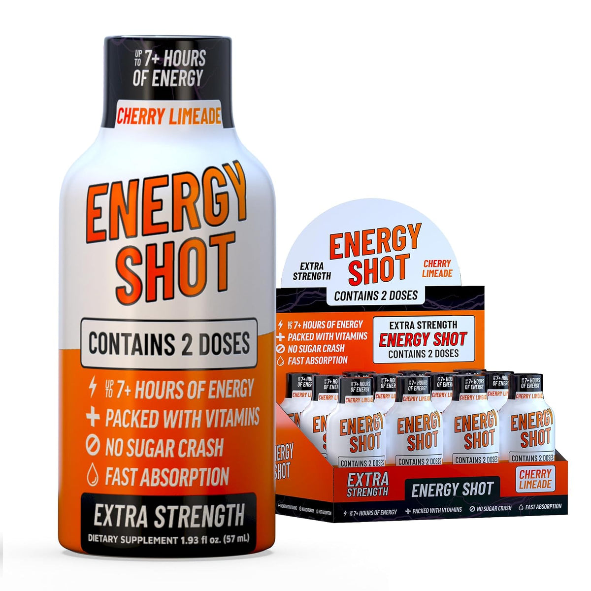 Cherry Limeade energy shot boost