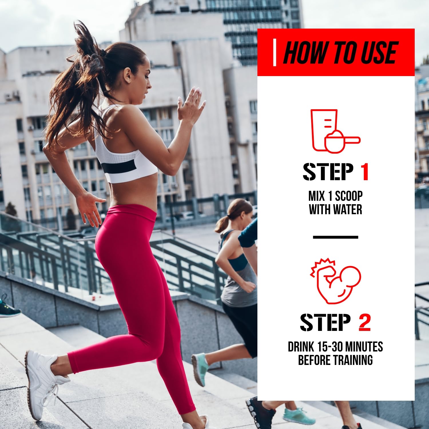 Cherry Limeade flavour pre-workout boost