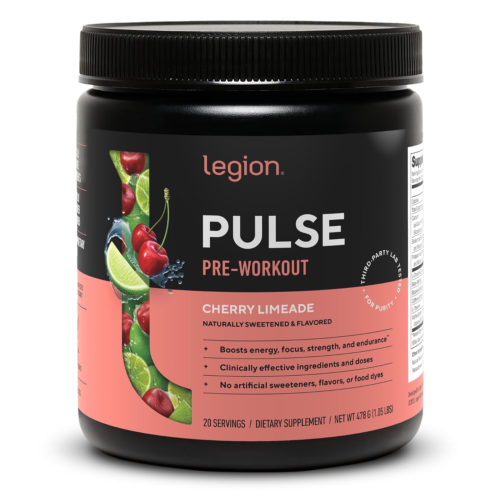 cherry limeade pre-workout powder
