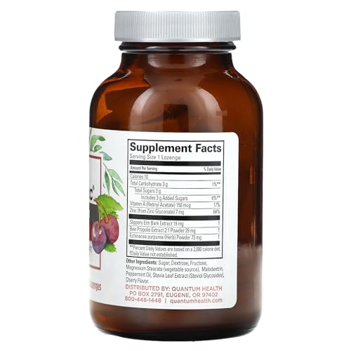 Cherry mint flavour TheraZinc lozenges