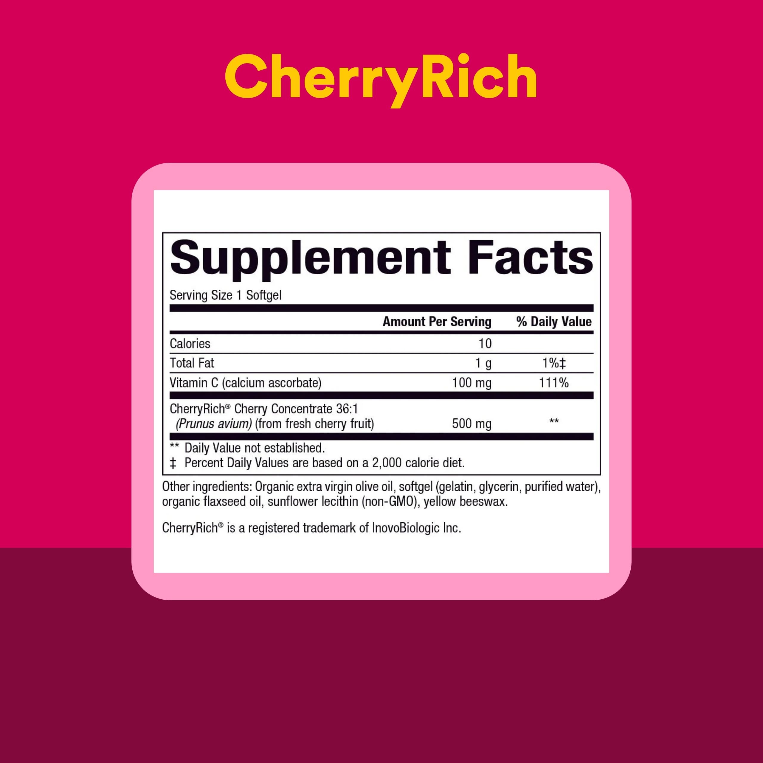CherryRich antioxidant benefits for joints