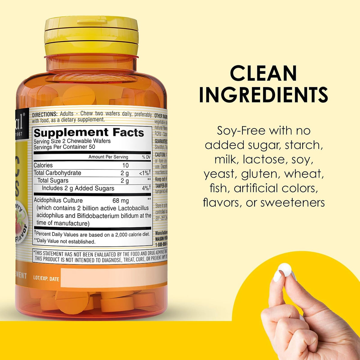 Chewable Acidophilus for digestive support