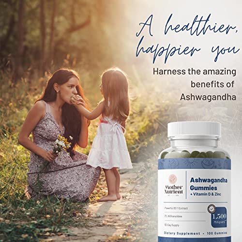 Chewable ashwagandha gummies with vitamin D