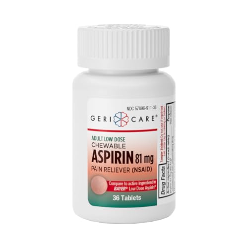 chewable aspirin 81mg for fever reduction